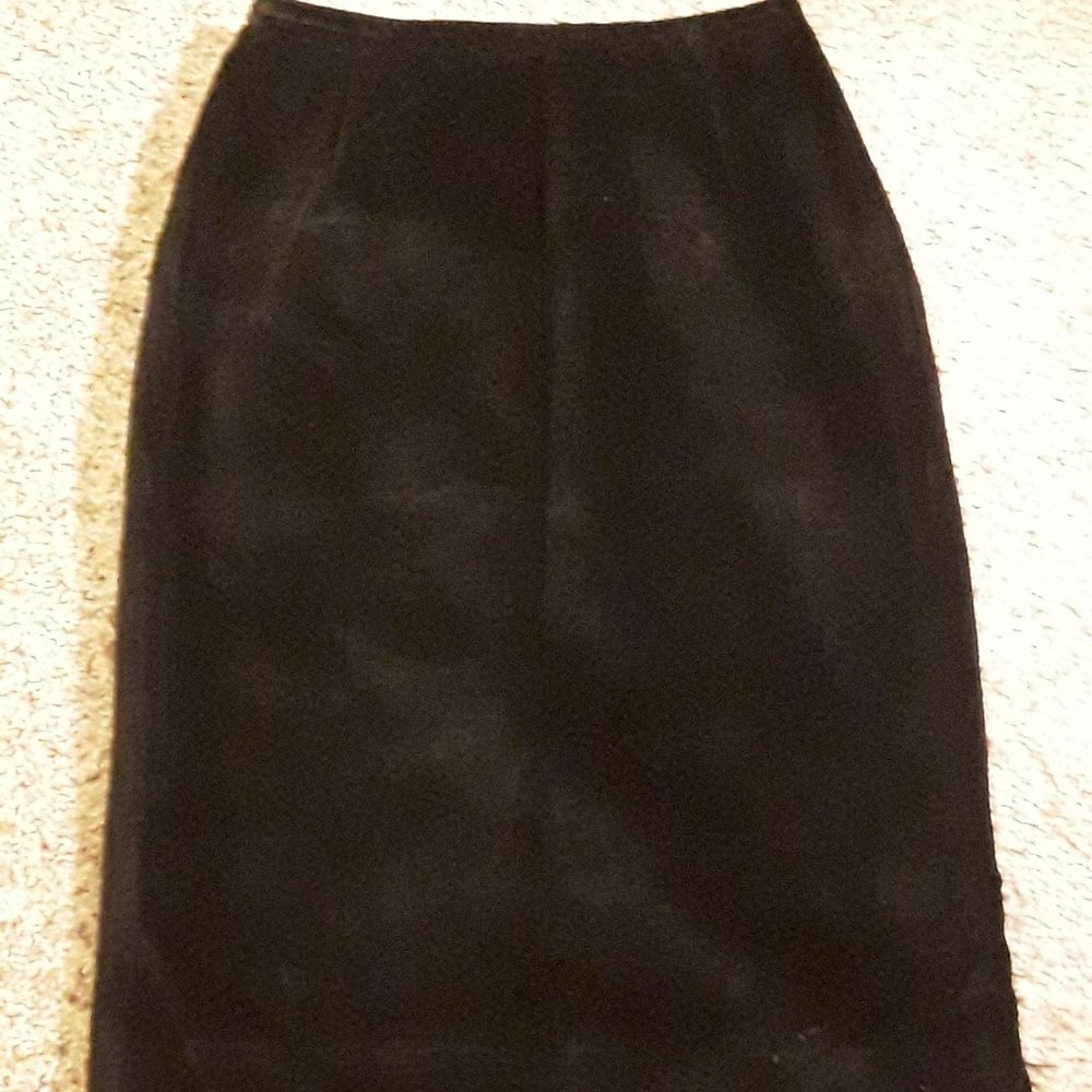 New- Rena Rowan For Saville Black Velvet Women S Skir… - Gem